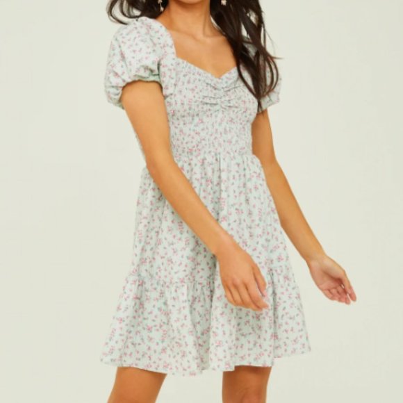 Altar'd State | Dresses | Alterd State Juniper Smocked Floral Dress Nwt ...